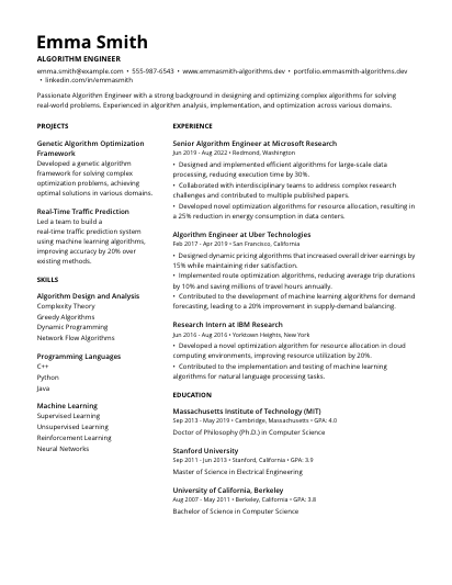 Resumary - Free Online Resume Builder